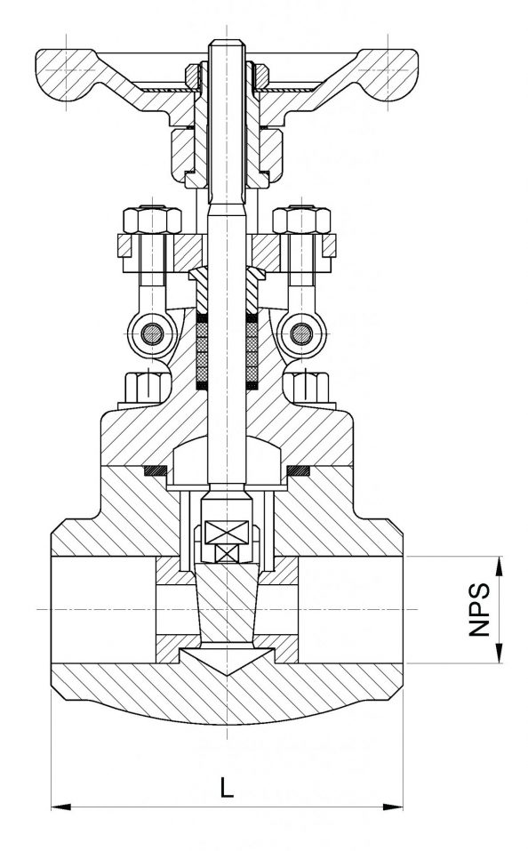 Gate Valve Dimensions | PT. Kokai Indo Abadi